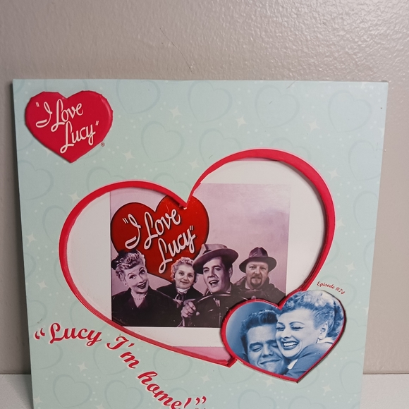 I Love Lucy | Other | I Love Lucy Paper Picture Frame 5 In By 7 In ...